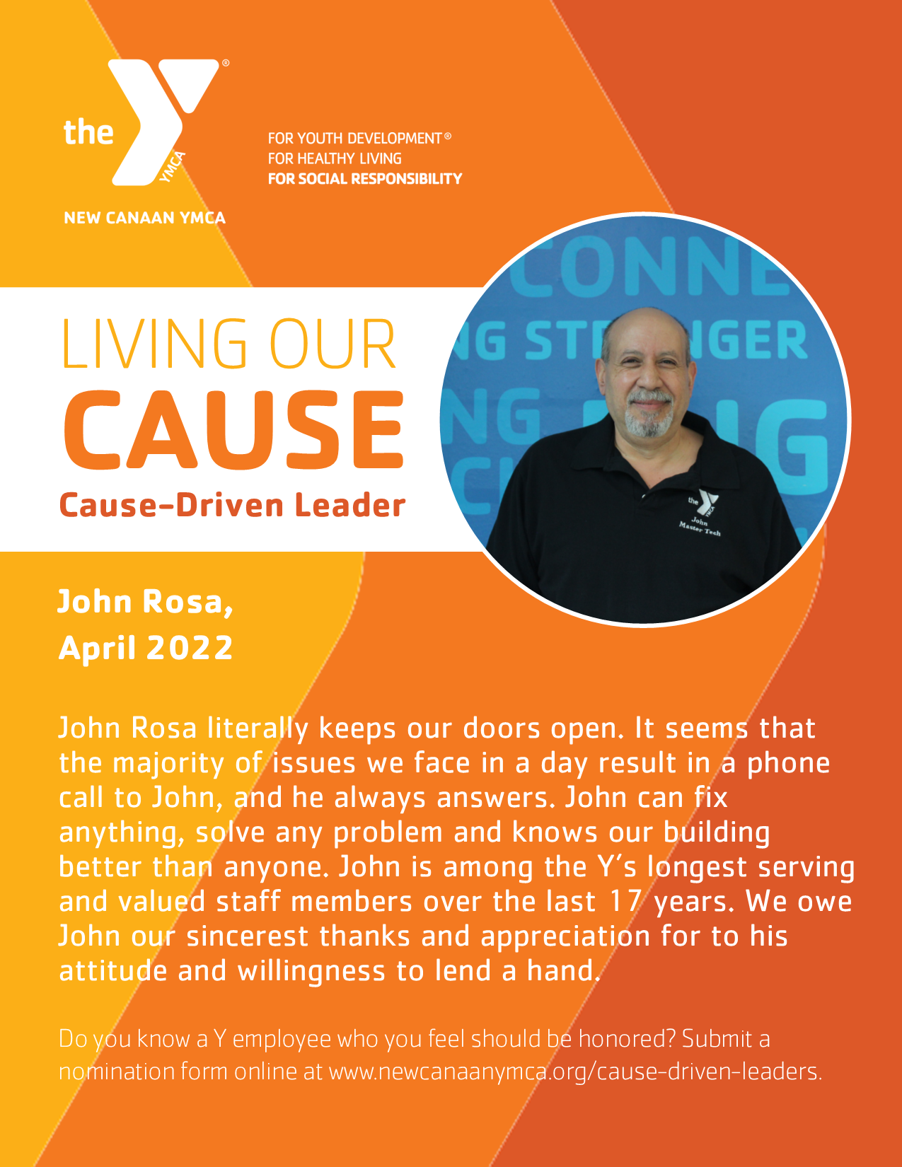 Cause-Driven Leaders at the Y - New Canaan YMCA