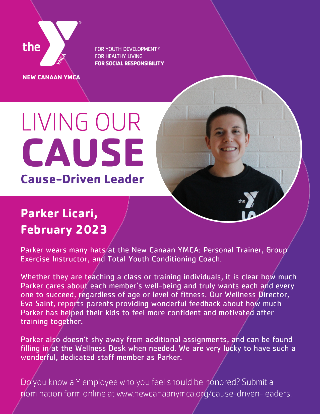 Cause-Driven Leaders at the Y - New Canaan YMCA